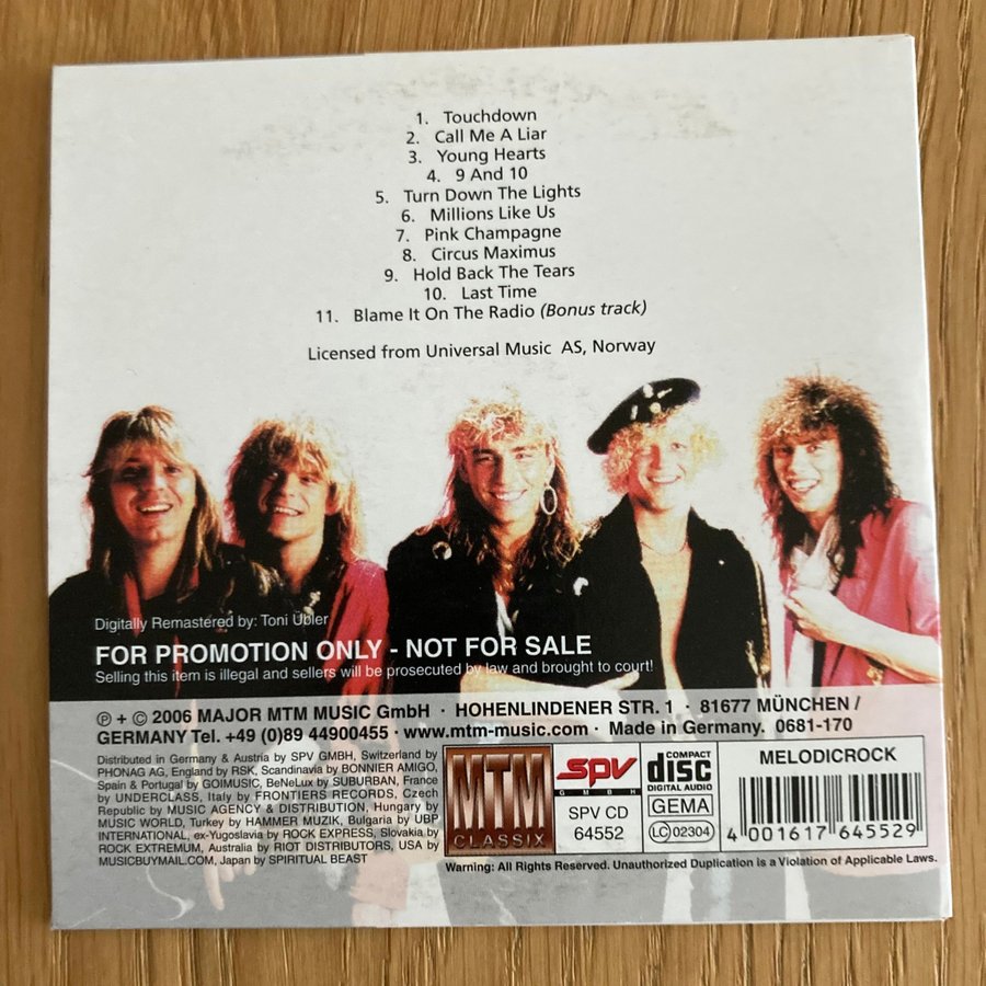 PROMO-CD x2 » DA VINCI - S/T & BACK IN BUSINESS | Köp på Tradera ...