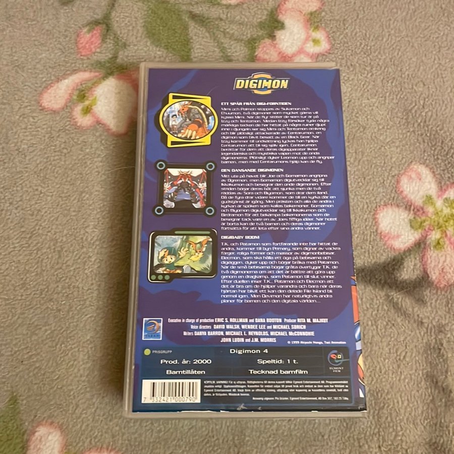 Digimon 4 - svenska vhs manga anime äventyr tvs.. | Köp på Tradera ...