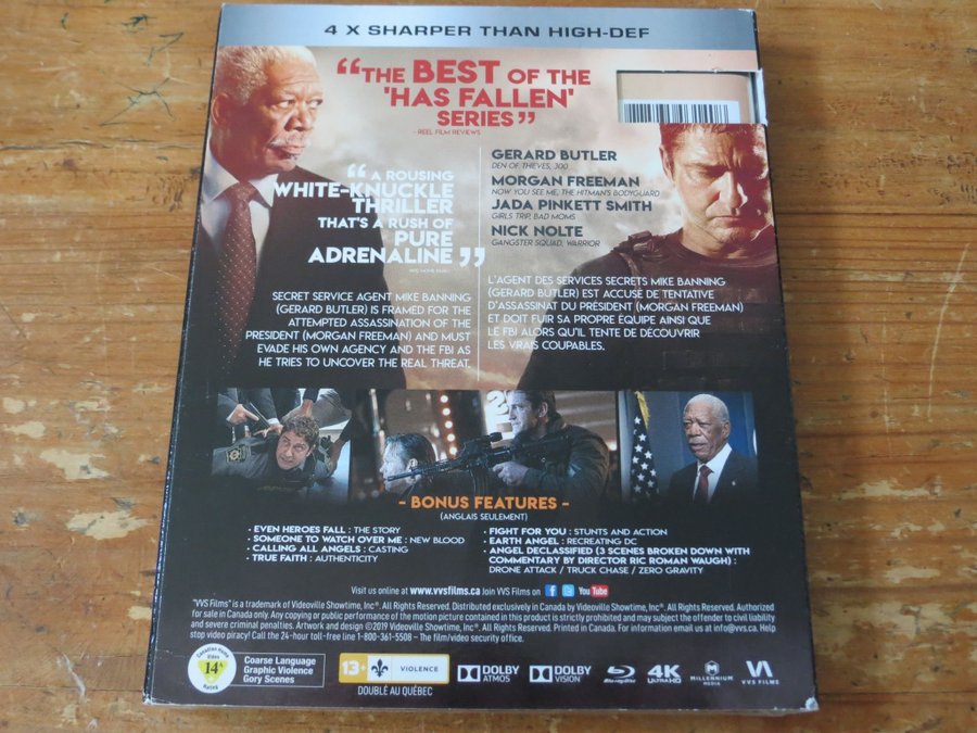 ANGEL HAS FALLEN (4K Ultra HD + Blu-ray) Ny inp.. | Köp på Tradera ...