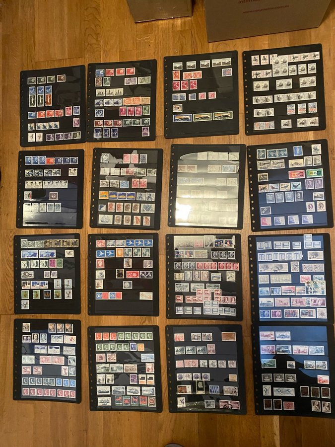 Svensk frimärkssamling | Köp på Tradera (708640260)