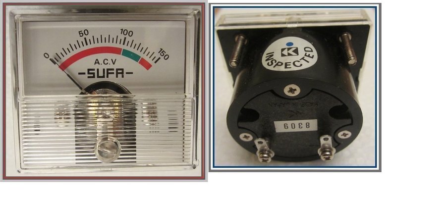 SUFA Kyoritsu KM-48 A.C.V. 150V AC Meter Panel,.. | Köp på Tradera ...