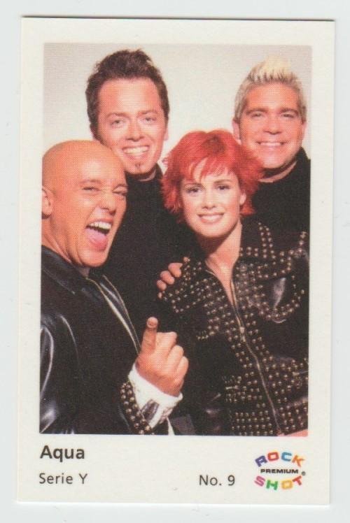 AQUA - # 9 - Rock Shot 90-talet - Ett kort i ny.. | Köp på Tradera (590303946)