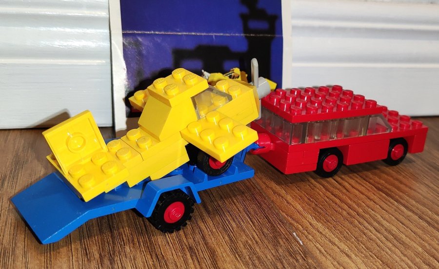 LEGO 660 bil med flygplan på släp | Köp på Tradera (693960318)