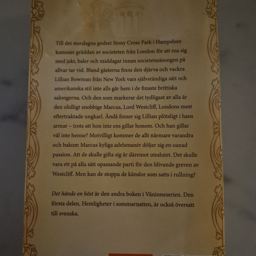 Väninnor: Det hände en höst av Lisa Kleypas | Köp på Tradera (711468477)