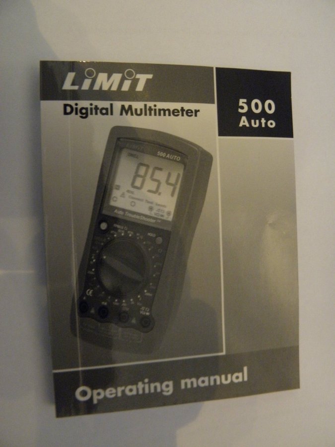 Limit 500 Auto Digital Multimeter | Köp på Tradera (710566155)