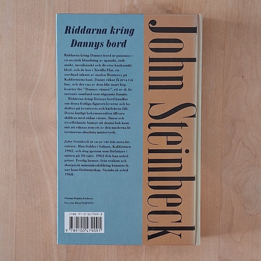 John Steinbeck - Riddarna kring Dannys bord | Köp på Tradera (711830140)