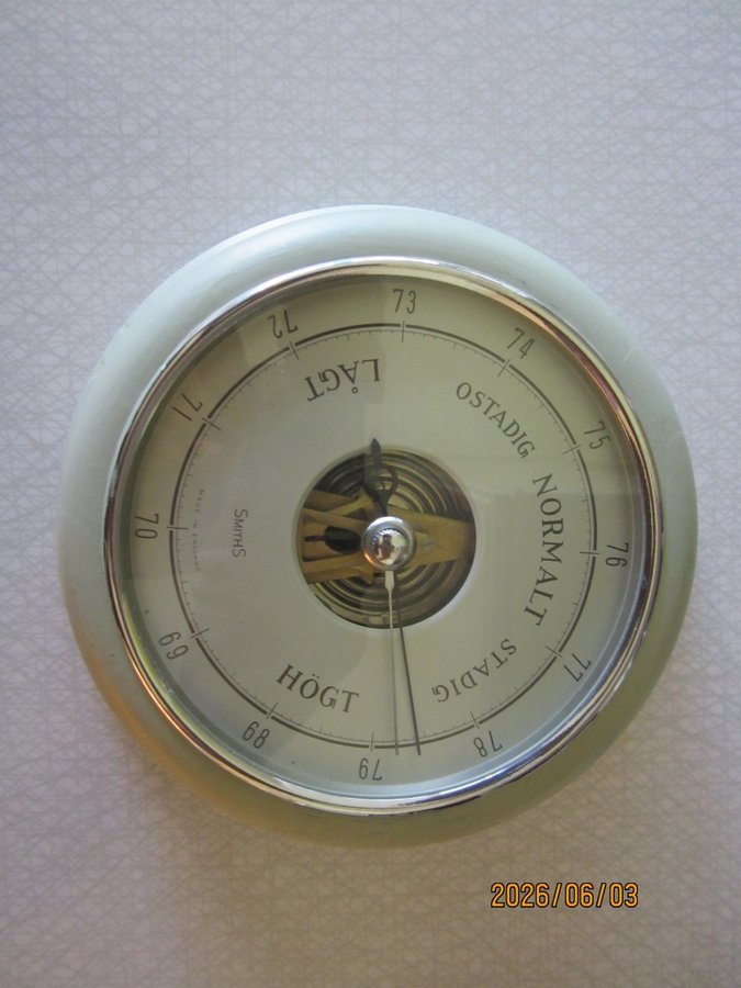 Smihs barometer Från England Vintage | Köp på Tradera (735518251)