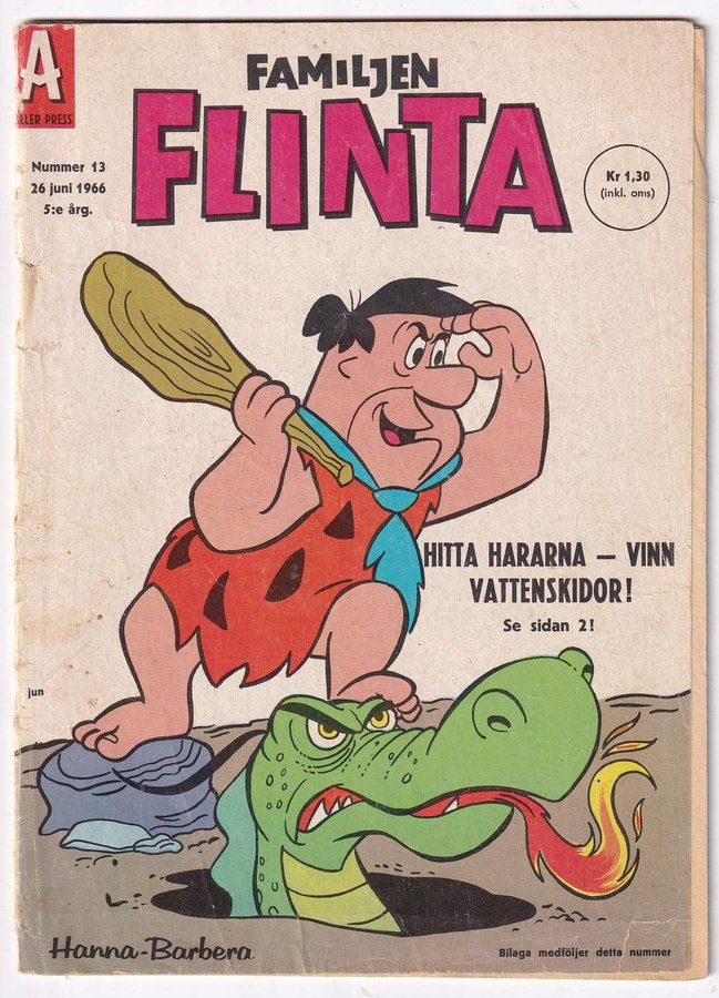 Familjen Flinta 1966-13 | Köp på Tradera (539741441)