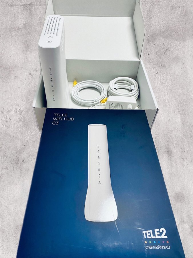 TELE2 WIFI HUB C2 Kraftfull router för fast bre.. | Köp på Tradera ...
