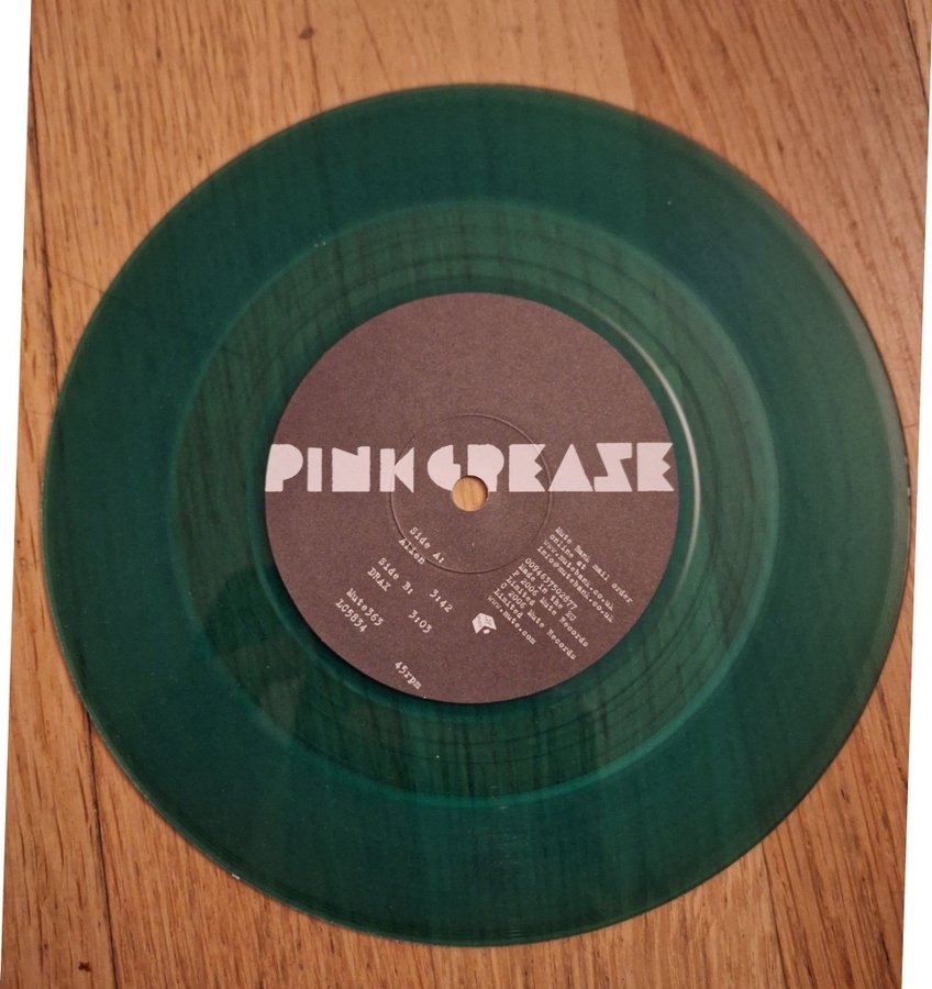 Pink Grease - Alien / Drax - Grön Vinyl 7" | Köp på Tradera (709251175)