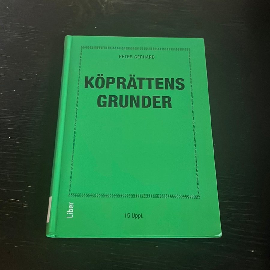 Se produkter som liknar Köprättens grunder av Peter G.. på Tradera ...