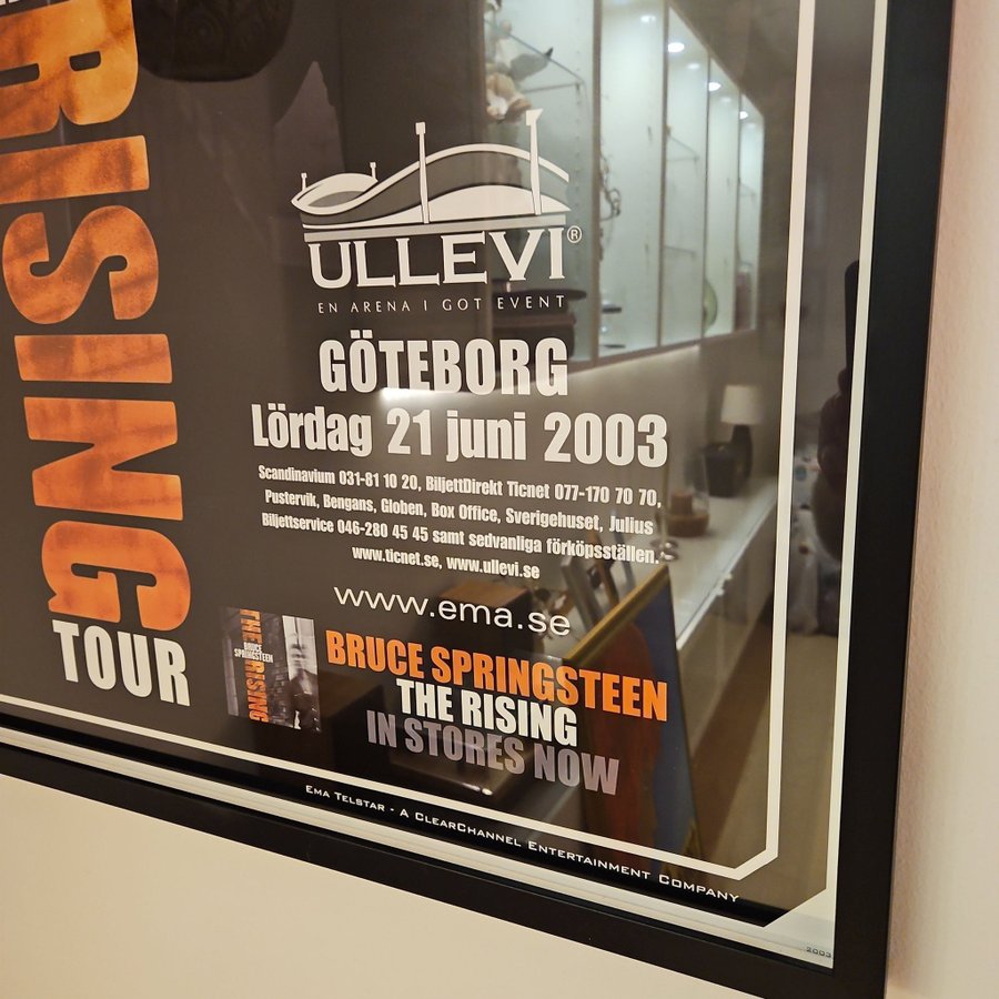 Poster Bruce Springsteen and The E Street band .. | Köp på Tradera ...