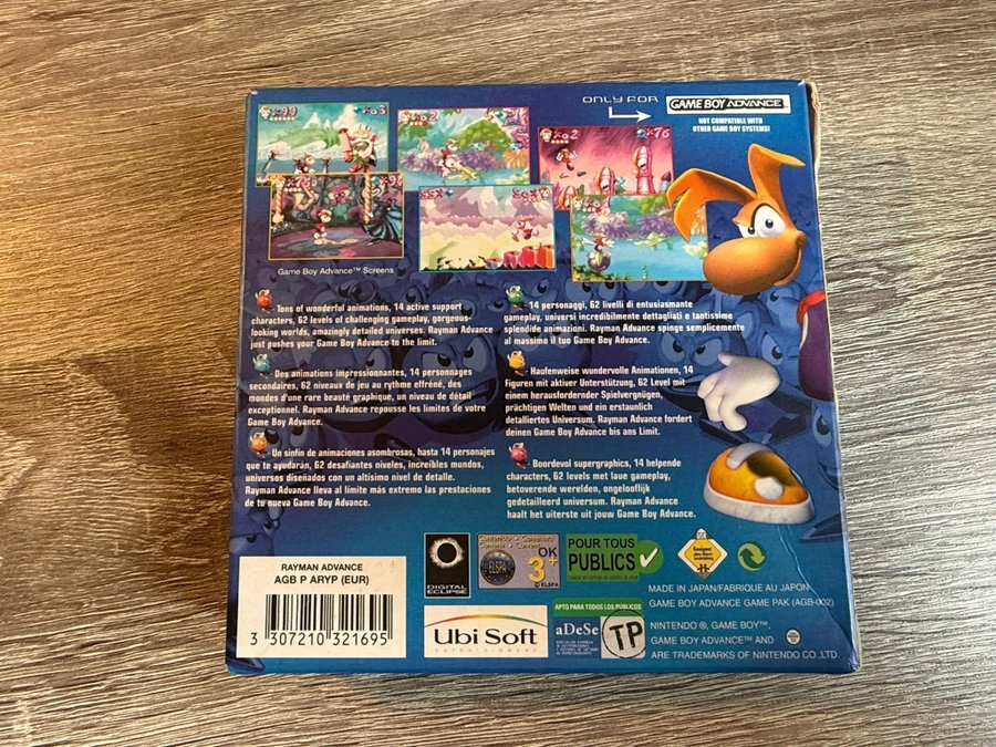 Se produkter som liknar Rayman Advance till Game Boy .. på Tradera ...