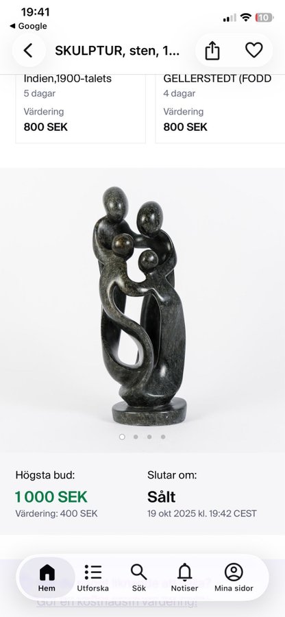 Skulptur, sten, 1900-talets senare del | Köp på Tradera (734594531)