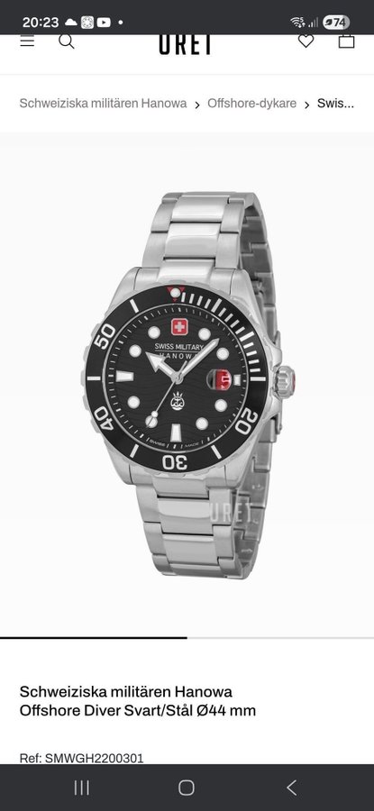 Hanowa Swiss Military OFFSHORE DIVER ll | Köp på Tradera (713885322)