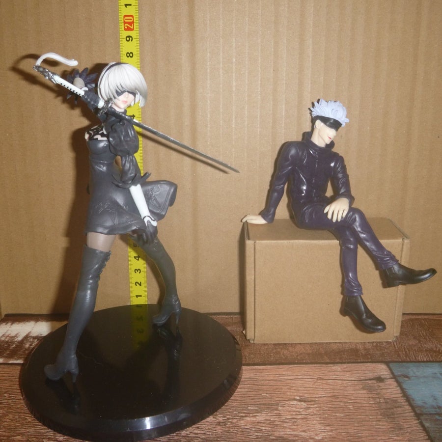 Anime Figurer 2B Nier Automata och Satoru Gojo .. | Köp på Tradera ...