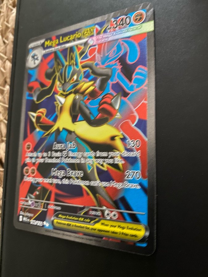 Se produkter som liknar Mega lucario ex IR - mega evo.. på Tradera ...
