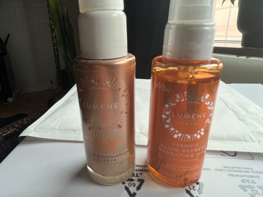 Lumene Natural Glow Foundation & Nordic-C Glow .. | Köp på Tradera ...