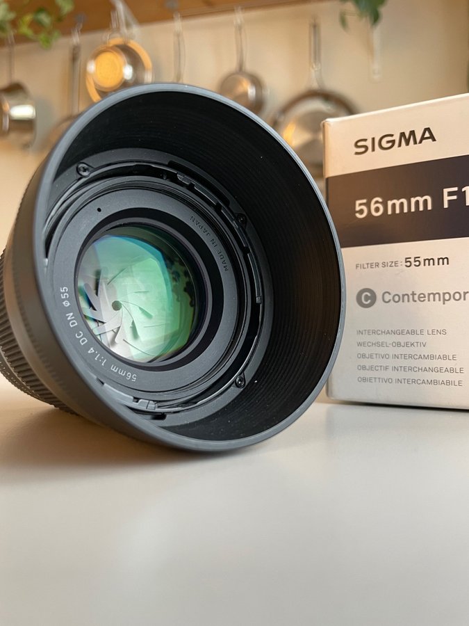 Sigma 56mm F1.4 DC DN Contemporary Sony E | Köp på Tradera (710080970)