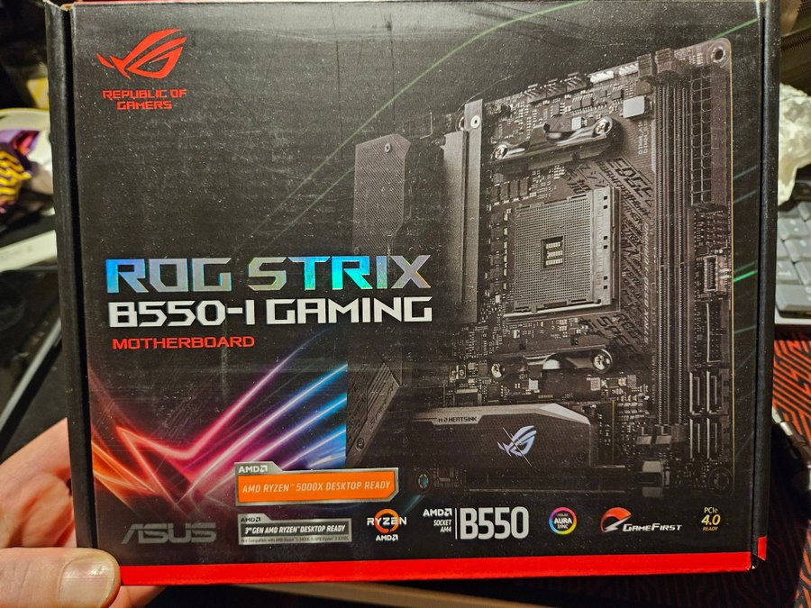 ASUS ROG STRIX B550-I GAMING AM4 Moderkort | Köp på Tradera (710298634)