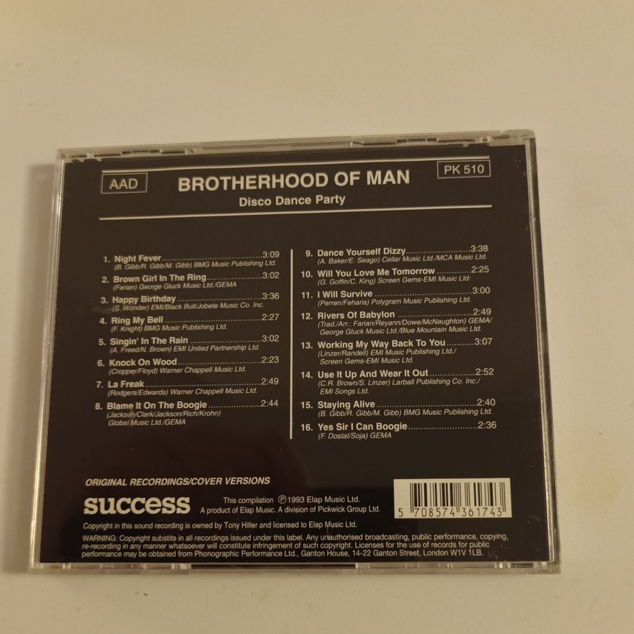 Brotherhood of Man - Disco Dance Party | Köp på Tradera (714667016)
