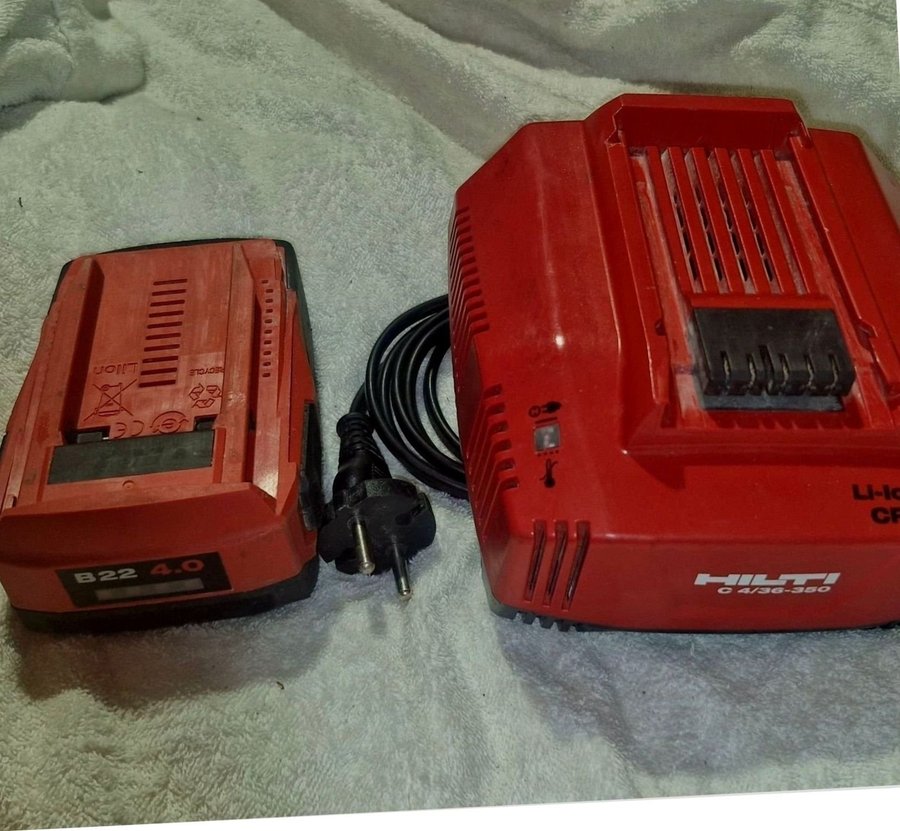 Se produkter som liknar Hilti 22V batteri B22/4.0 Li-.. på Tradera (697957626)