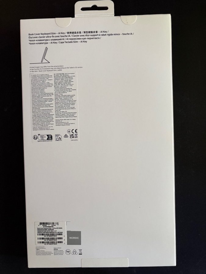 Samsung Galaxy Tab Book Cover Keyboard Slim S10.. | Köp på Tradera ...