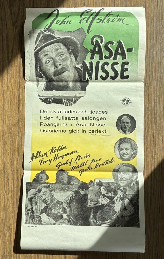 Se produkter som liknar Åsa-Nisse Filmaffisch - poste.. på Tradera ...