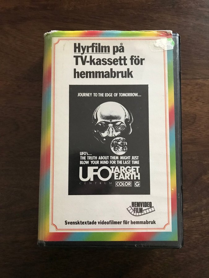 UFO Target Earth - HEMVIDEO FILM - VHS 1974 USA.. | Köp på Tradera ...
