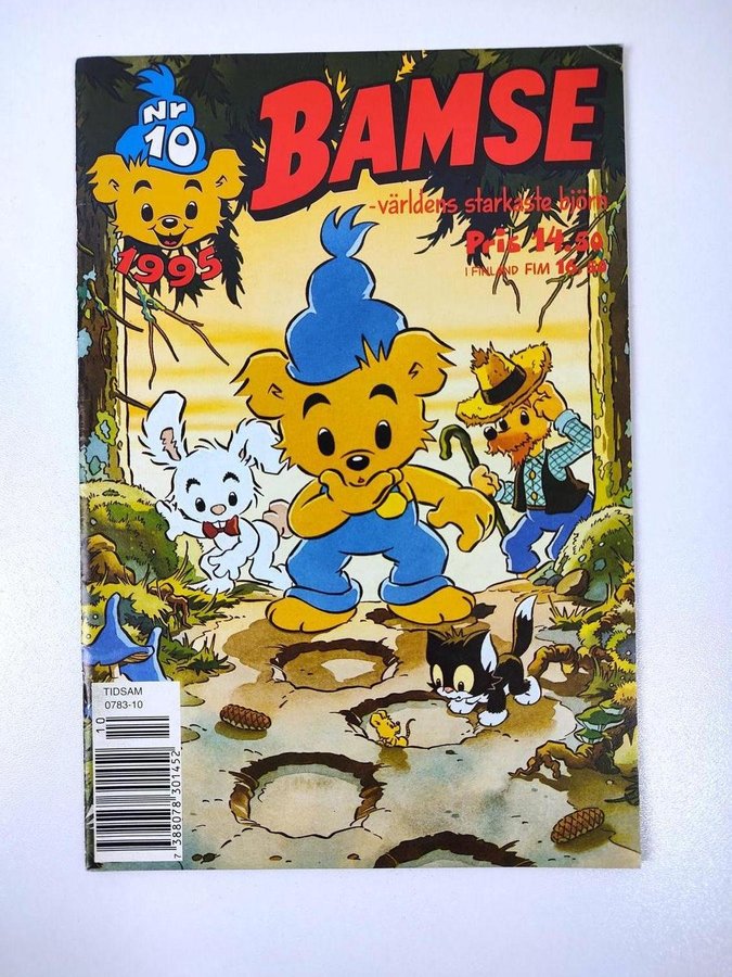 Serietidning, Barnserie - Bamse, Nr 10, 1995 | Köp på Tradera (601329850)
