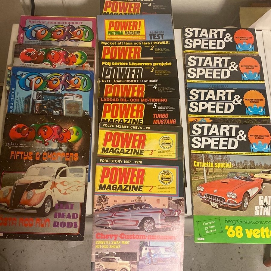 Start & Speed, Power Magazine, Colorod Motor Bi.. | Köp på Tradera ...