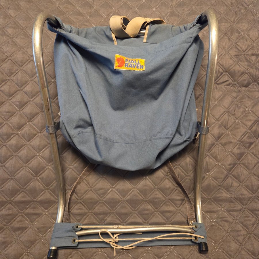 Vintage Fjällräven retro blå bärstol för barn | Köp på Tradera (732884556)