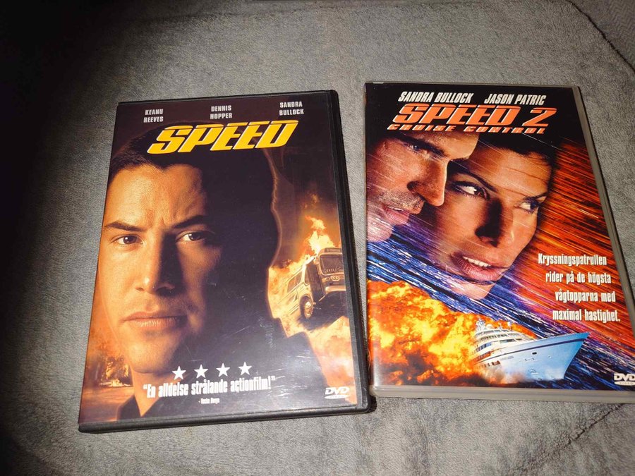 Speed 1+2 (Keanu Reeves, Sandra B.. | Köp från Peper073 på Tradera ...