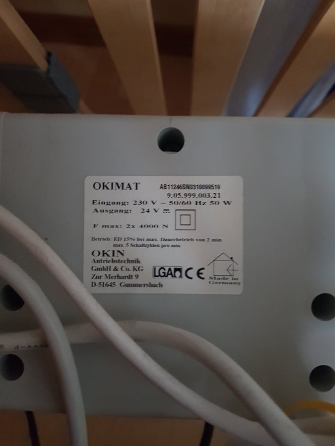 Elektrisk sängram OKIMAT | Köp på Tradera (711432120)