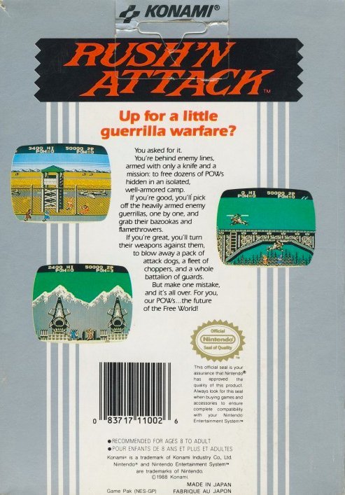 Rush´n Attack - Nintendo 8-bit/N.. | Köp från Retroplay på Tradera (603626297)