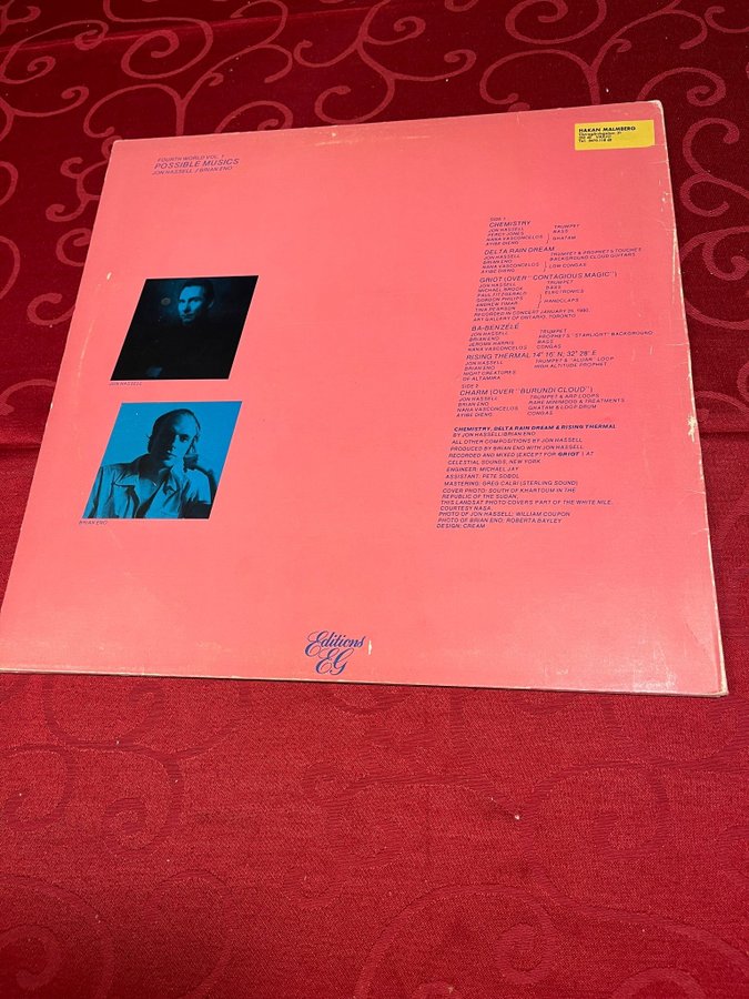 Jon Hassell/Brian Eno: Fourth World Vol. 1: Pos.. | Köp på Tradera ...