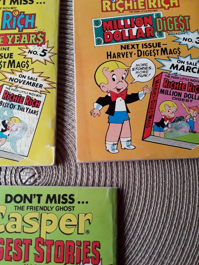 Richie Rich Digest Stories, Richie Rich Digest .. | Köp på Tradera ...