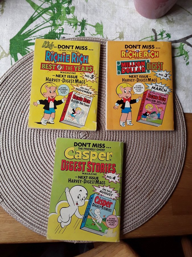 Richie Rich Digest Stories, Richie Rich Digest .. | Köp på Tradera ...