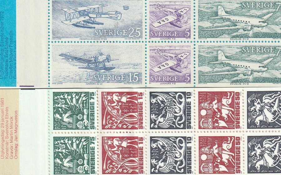 HA 21 POSTFLYG+HA 25 FORNNORDISK MYTOLOGI SE BILD | Köp på Tradera ...