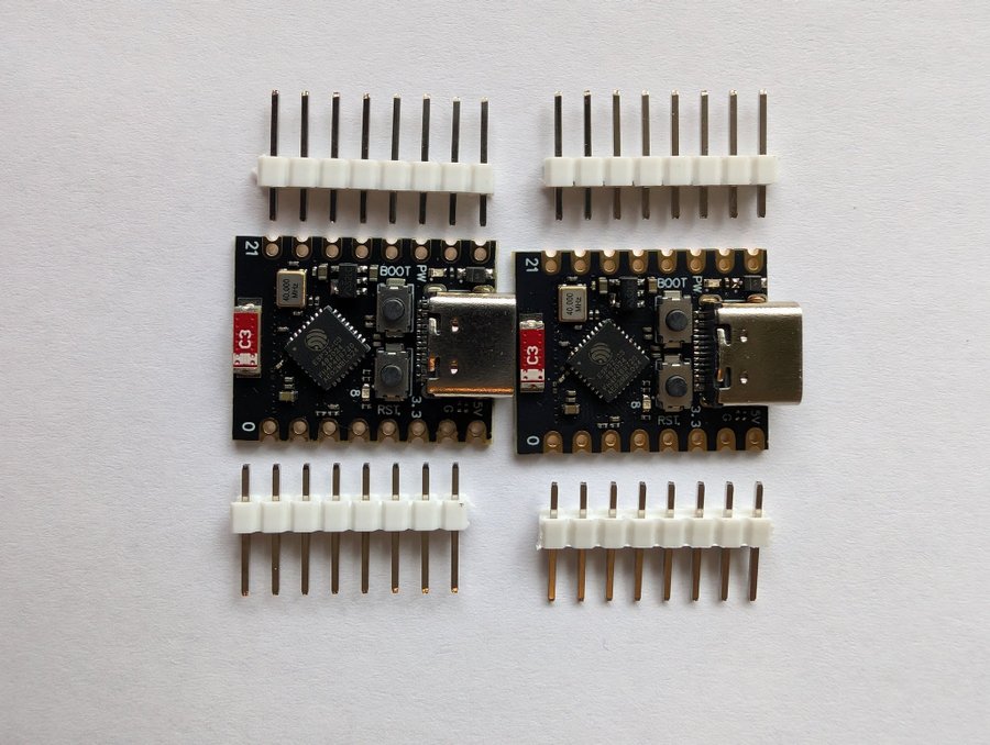 ESP32-C3 Super Mini 2 st med expansionskort | Köp på Tradera (711594783)
