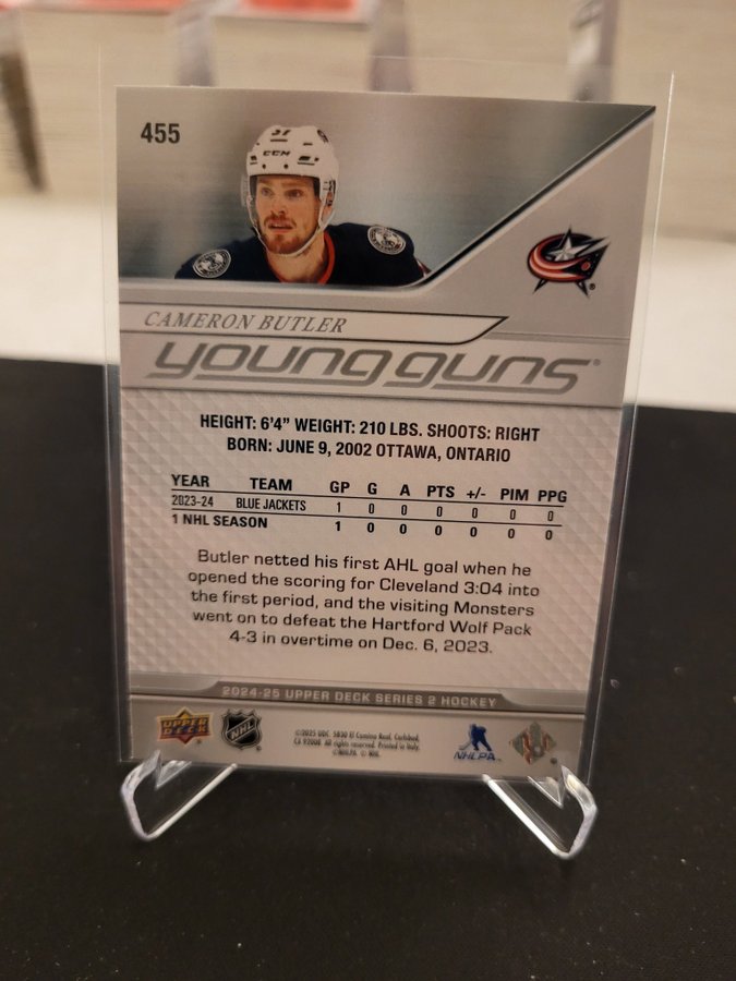 Cameron Butler Young Guns Upper Deck Series 2 H.. | Köp på Tradera ...