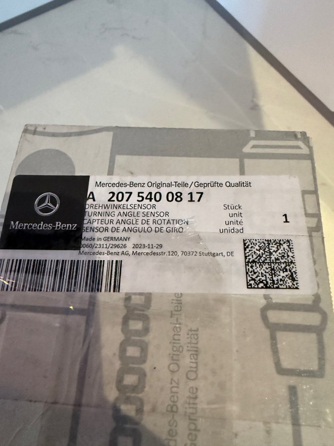 A 207 540 08 17 Mercedes benz sensor för höjdko.. | Köp på Tradera ...