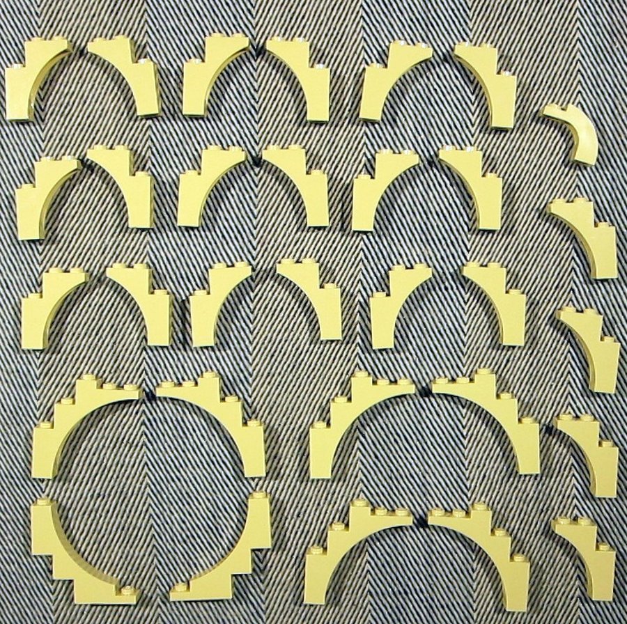 LEGO Tan beige valv båge Slott Castle borg Spec.. | Köp på Tradera ...