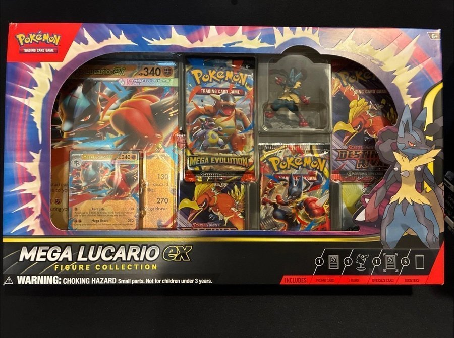 Pokemon TCG Mega Lucario ex Premium Figure Coll.. | Köp på Tradera ...