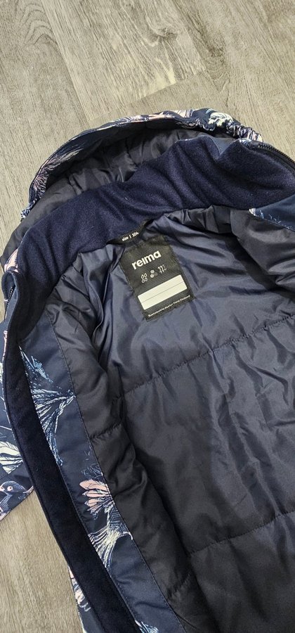 Reima mörkblå, rosa, vit vinterjacka, storlek 104 | Köp på Tradera ...