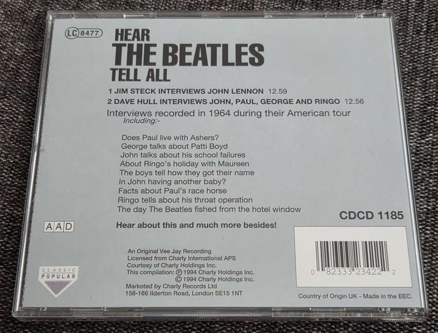 the beatles "here the beatles tell all" (CD) | Köp på Tradera (711989980)