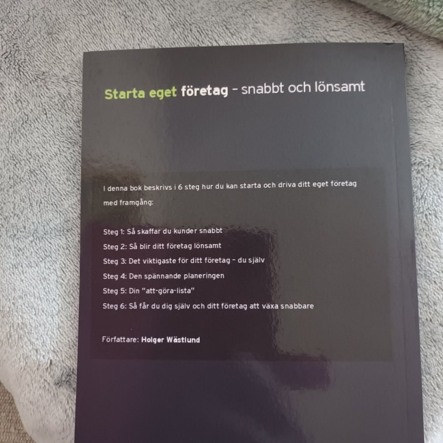 Starta eget företag - snabbt och lönsamt av Hol.. | Köp på Tradera (679078521)