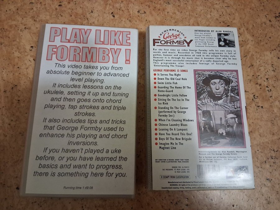 Play Like Formby! & Remembering George Formby VHS | Köp på Tradera ...