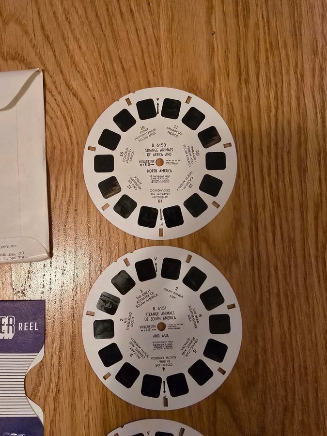 View-Master Rullar - Strange Animals of the World | Köp på Tradera ...