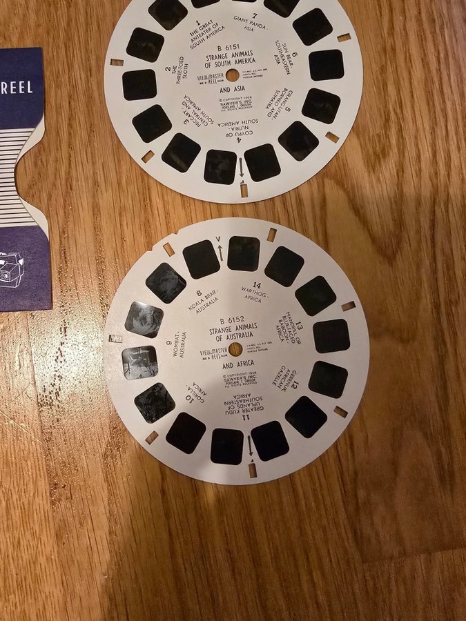 View-Master Rullar - Strange Animals of the World | Köp på Tradera ...